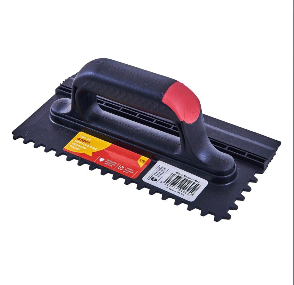 6mm notched adhesive trowel – Peterborough DIY Pound Store Plus